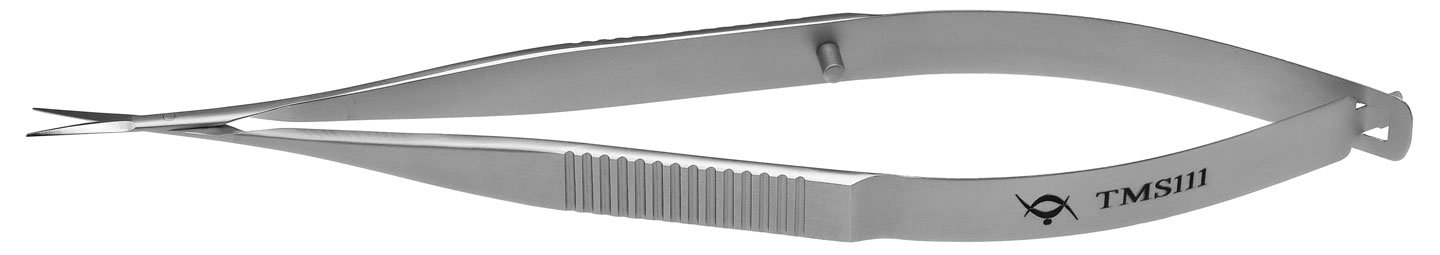TMS111 Vannas Scissors Straight, Stainless Steel · TITAN MEDICAL